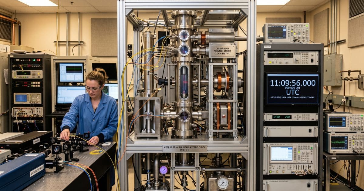 Atomic Clocks Enable Link-Free Quantum Network Synchronisation