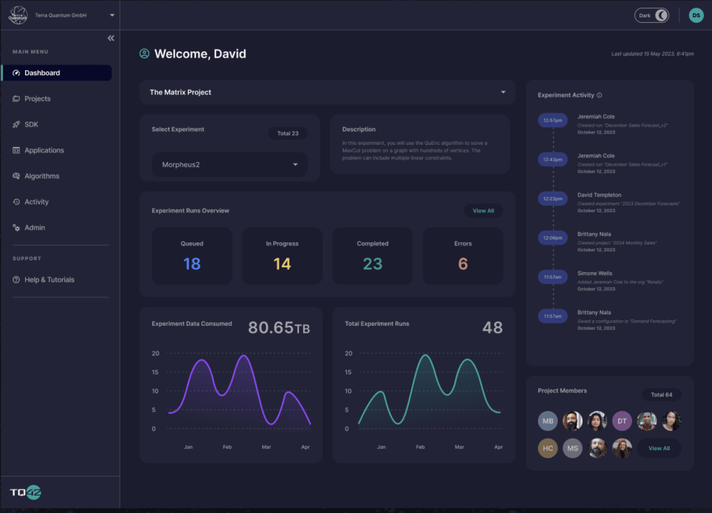 Terra Quantum Unveils TQ42: Quantum Software As A Service (QSaaS) For ...
